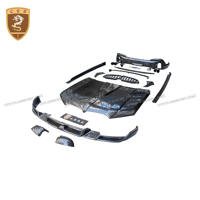 20-22 New BMW X6 G06 modified larte carbon fiber body kit