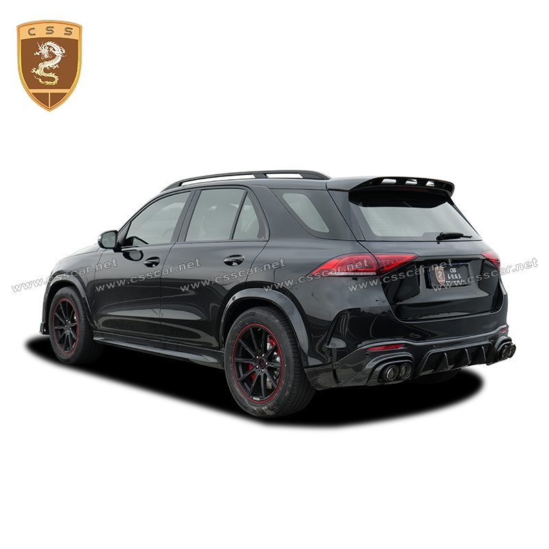 Benz GLE refitted brabus exhaust