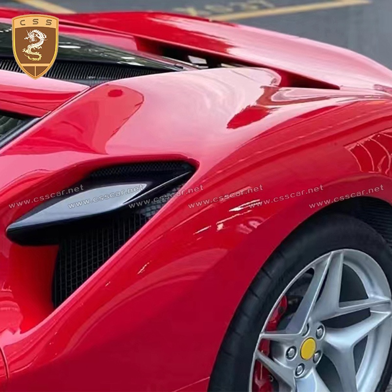 Ferrari f8 Dry carbon side vents