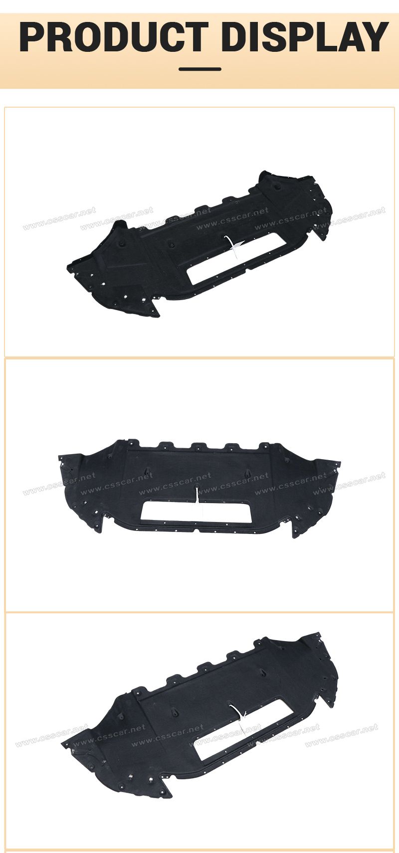 New Arrival OEM front bumper lower guard For Lamborghini EVO 4T0825101F