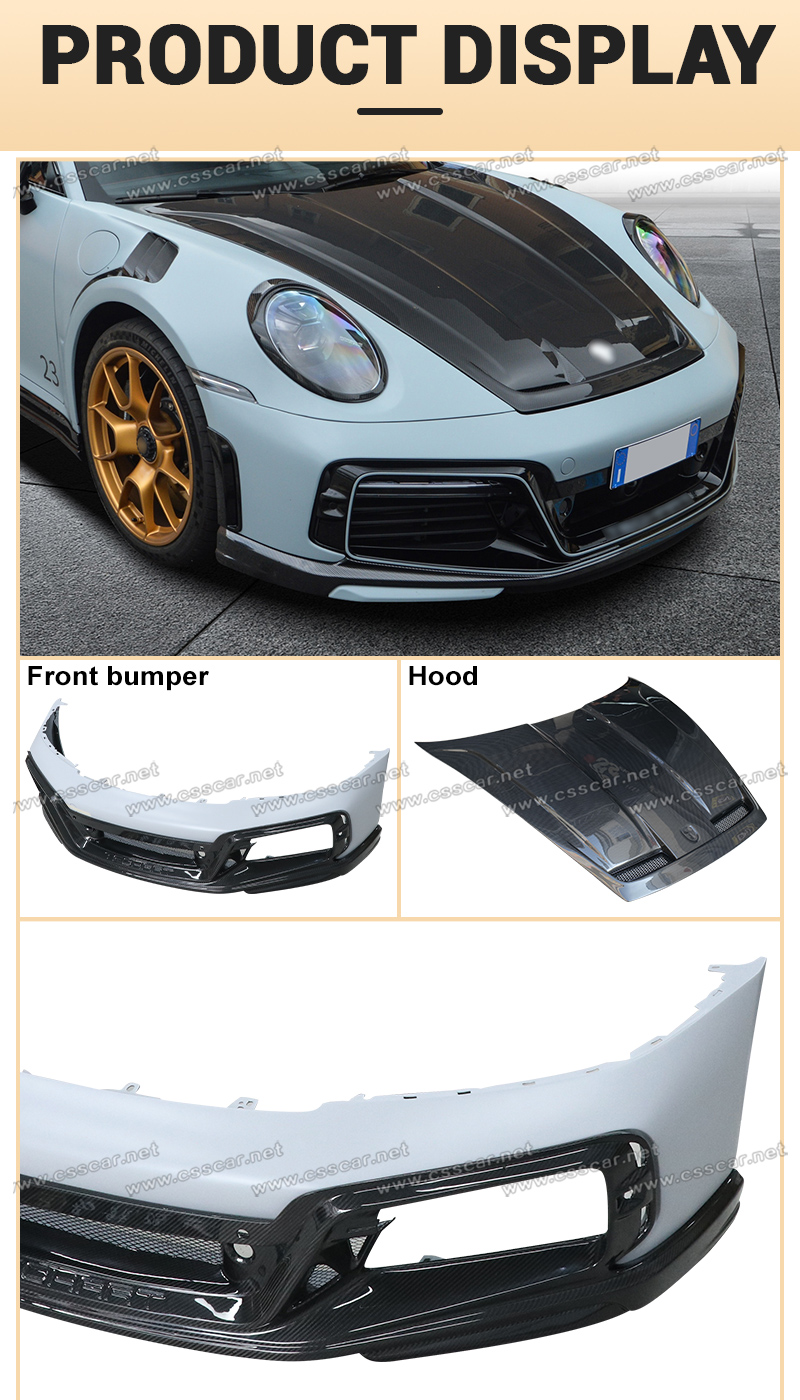 For Porsche 992 turbos update TECH body kit