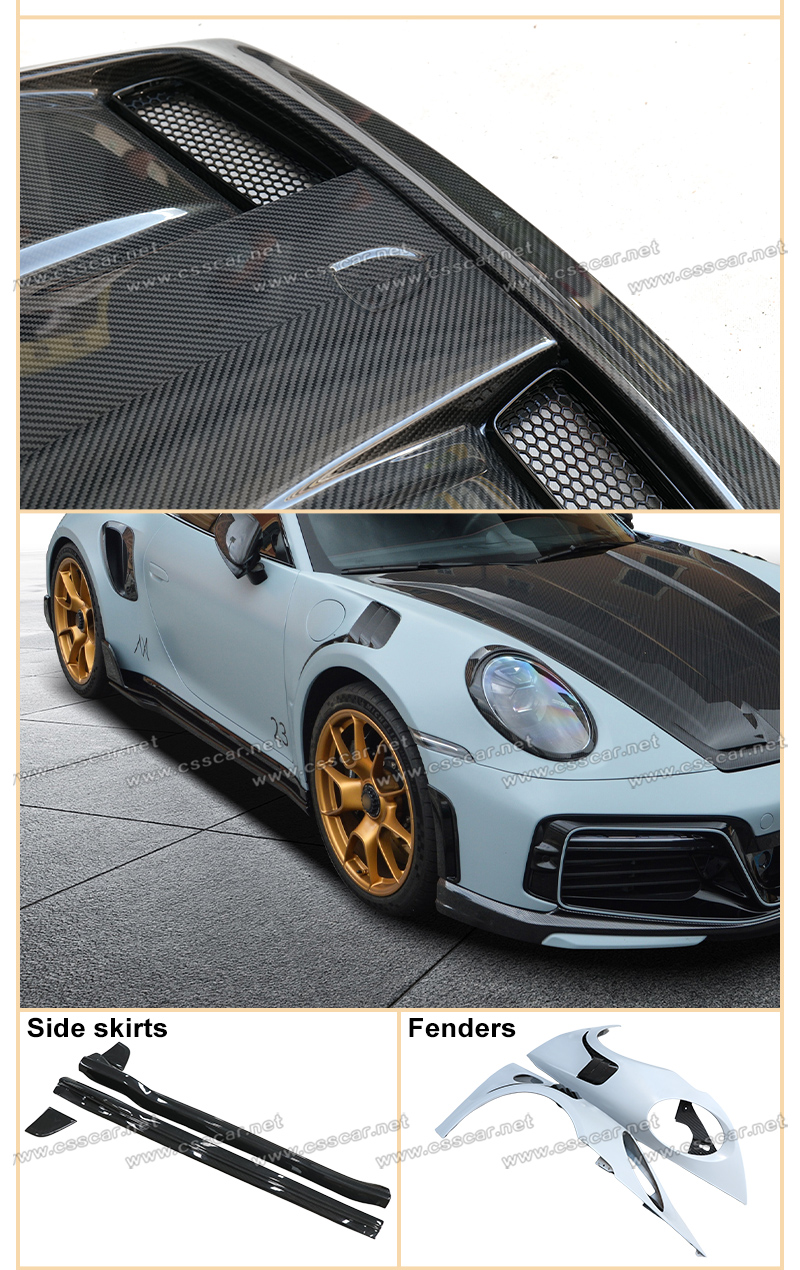 For Porsche 992 turbos update TECH body kit