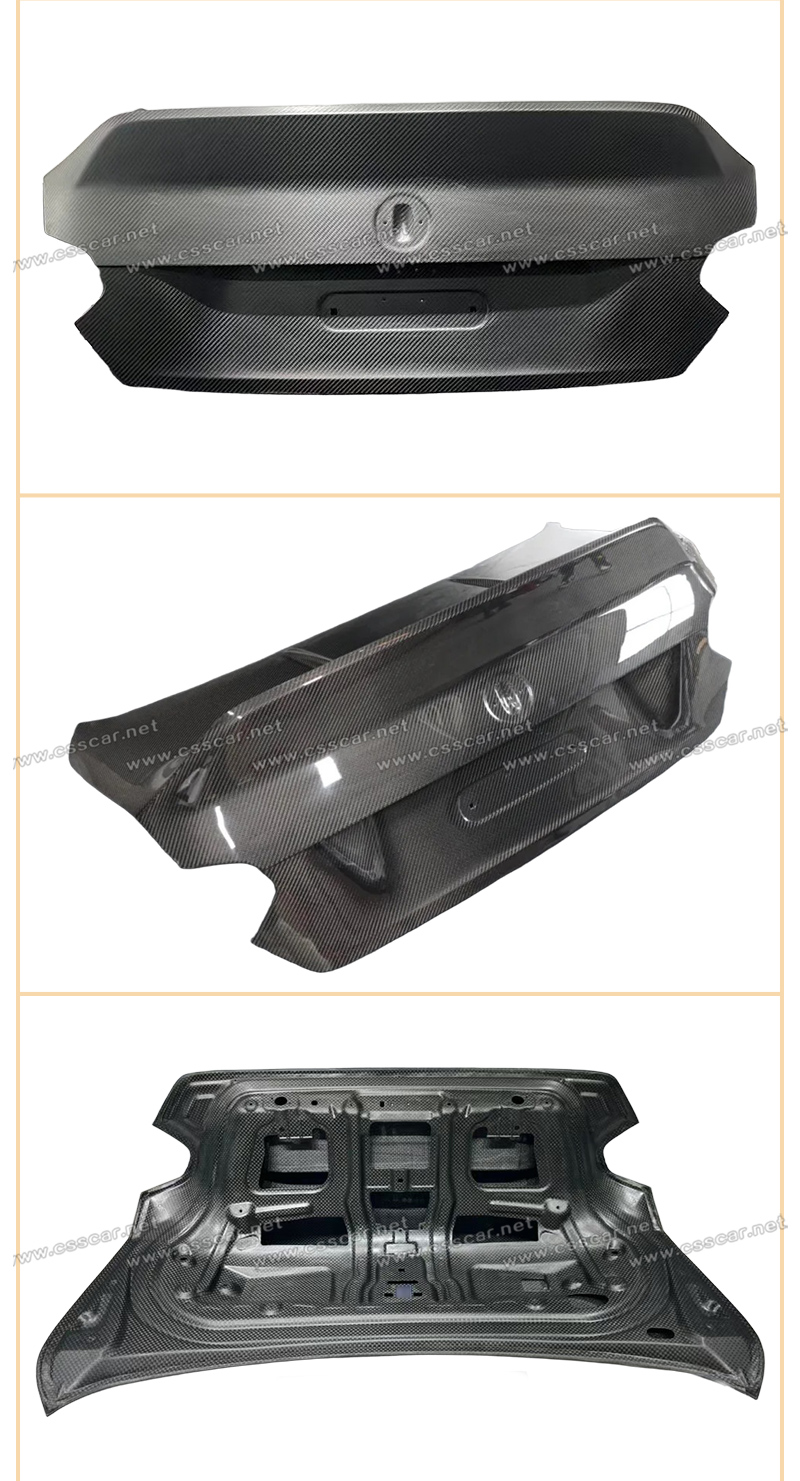 For BMW M2 G87 GLS Dry Carbon Fiber Trunk cover