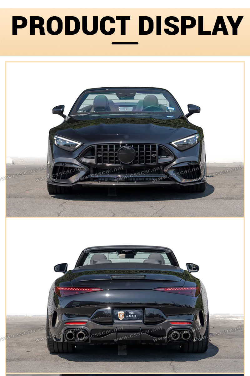 For Mercedes-benz SL63 amg SL55 SL43 update BB body kit