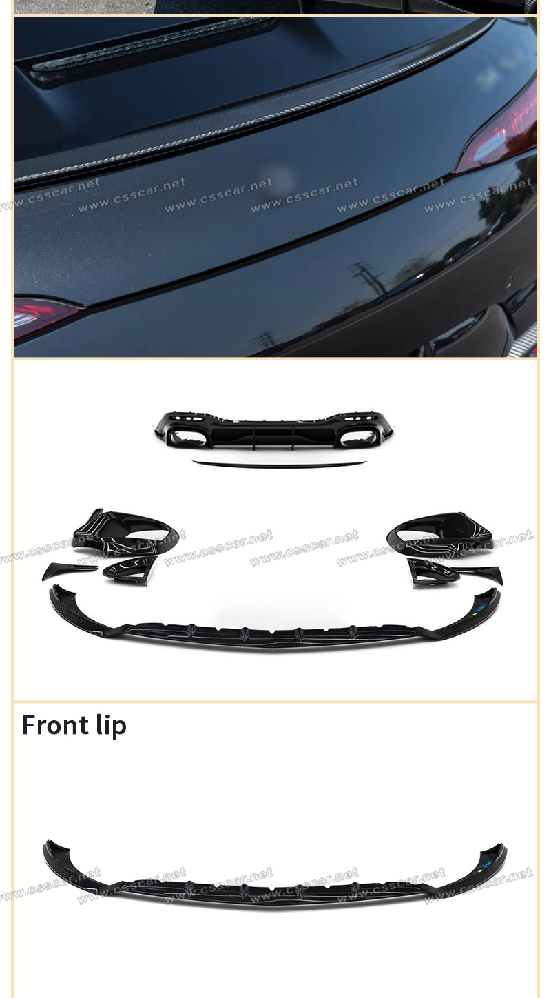 For Mercedes-benz SL63 amg SL55 SL43 update BB body kit